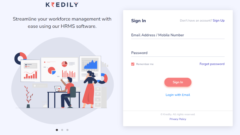 Sample User Guide - Support Kredily