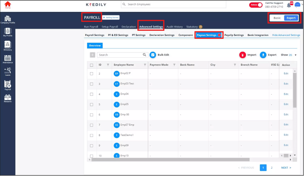 How to edit account details? - Support Kredily