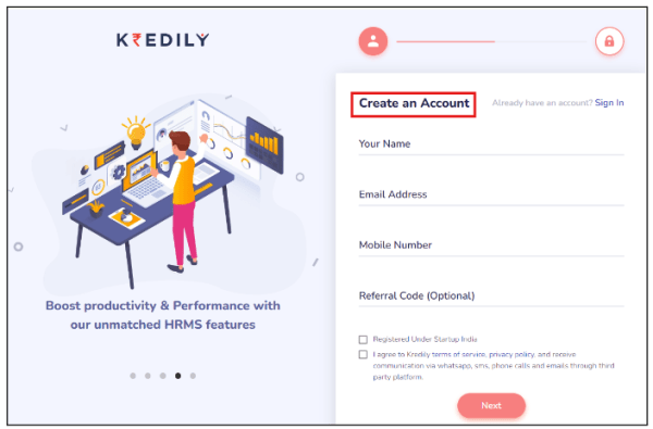 How do I log in to Kredily? - Support Kredily