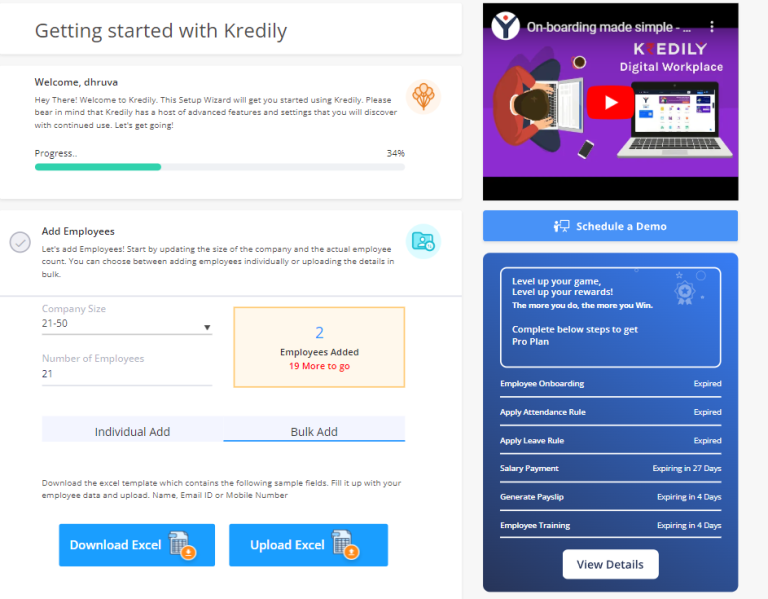 Set Up Your Account with Kredily | Quick HRMS Onboarding